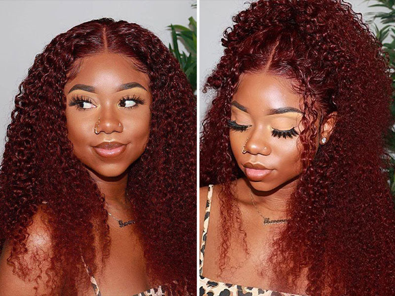 99J Burgundy Lace Front Wig – OQHAIR