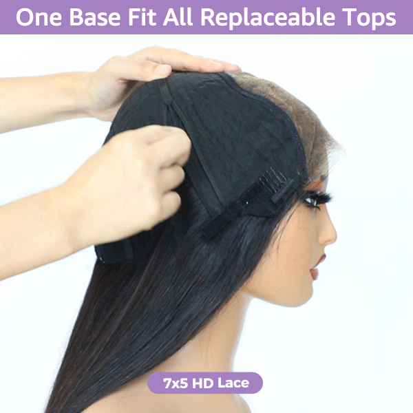 Block Wig Body Wave Bleached Knots With Replaceable Zip Lace Tops | OQ ...
