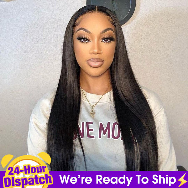Straight Block Wig Bleached Knots With Replaceable Zip Lace Tops | OQ ...