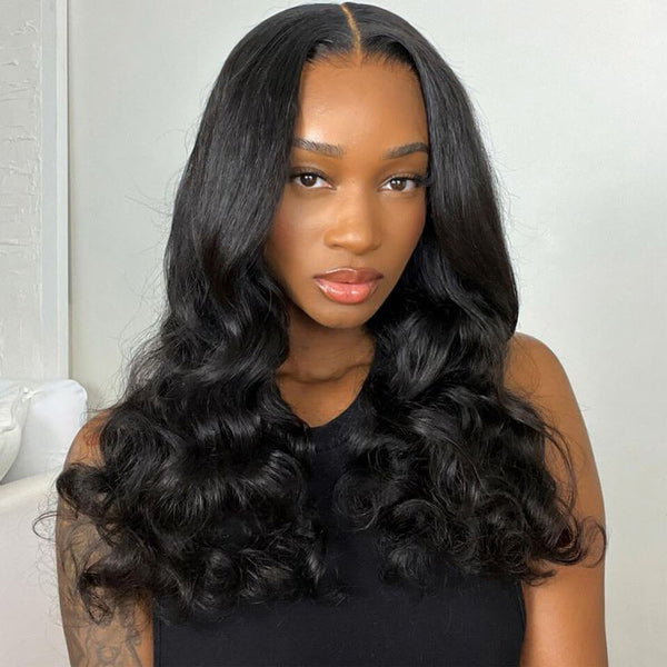 Ocean Wave Wear Go Glueless Wig Pre Cut 7x5 HD Lace Most Natural Look ...