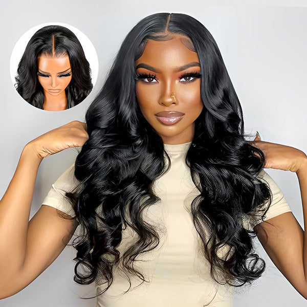 Ocean Wave Wear Go Glueless Wig Pre Cut 7x5 HD Lace Most Natural Look ...