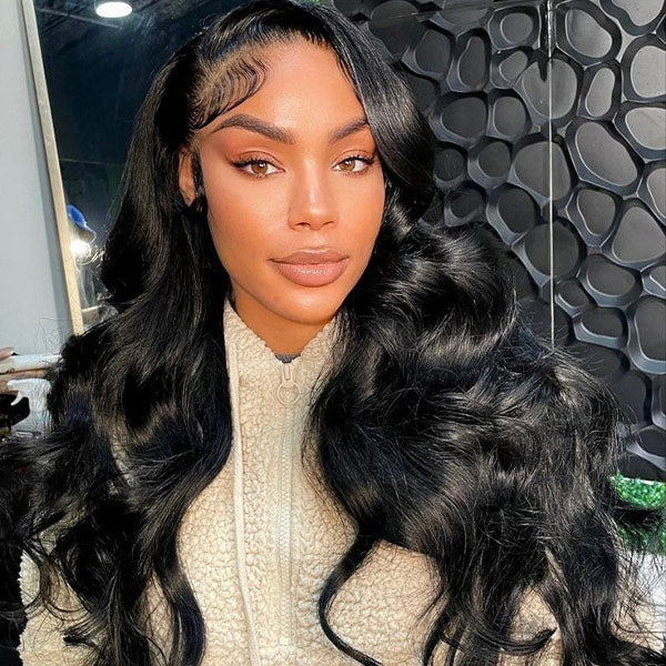 3 In 1 Half Wig Glueless Invisible Body Wave Half Wig Beginner Friendly ...