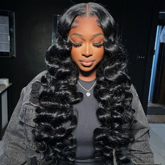 Loose Deep Wear Go Wig Pre-Cut 9x6 T Part Lace Wig Easy Install ...