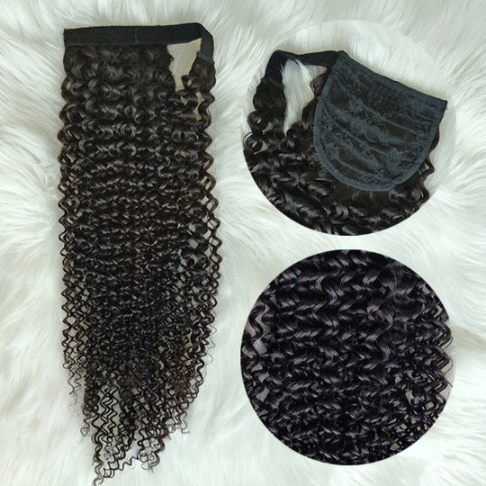 Wrap-around Magic Velcro Ponytail Extension – OQHAIR