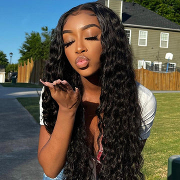 Water Wave Wear Go Glueless Wigs Pre Cut HD Lace Front Wigs | OQHAIR
